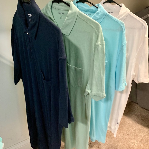 Bonobos | Shirts | 4 Bonobos Mens Polo Shirts | Poshmark